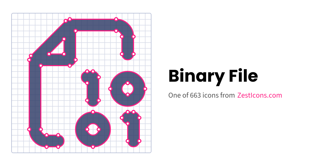 Binary-file Icon | Zest Icons