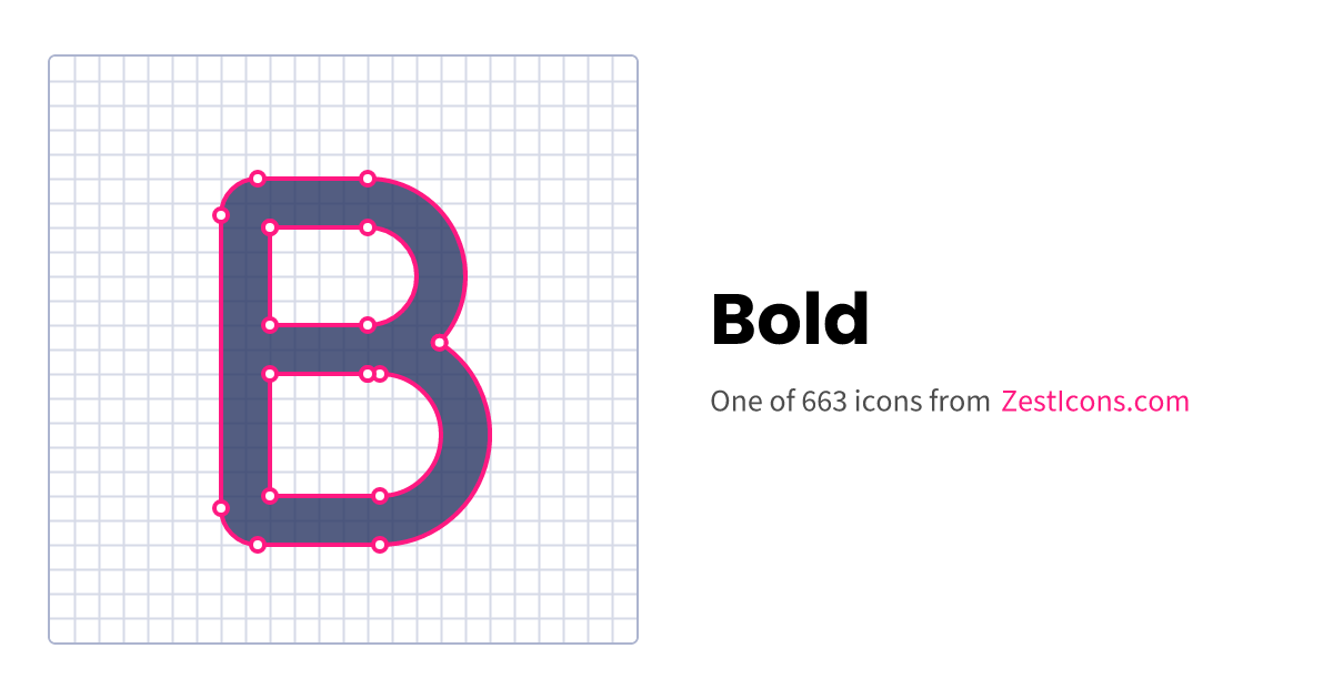 Bold Icon | Zest Icons