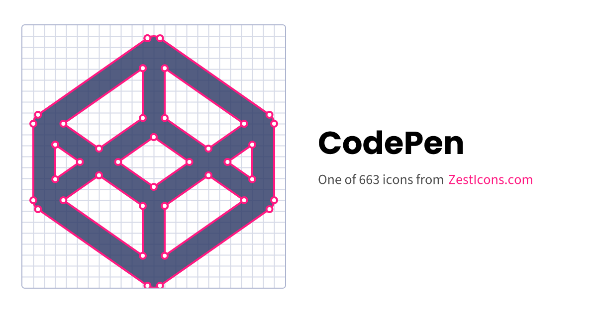 Codepen Icon | Zest Icons