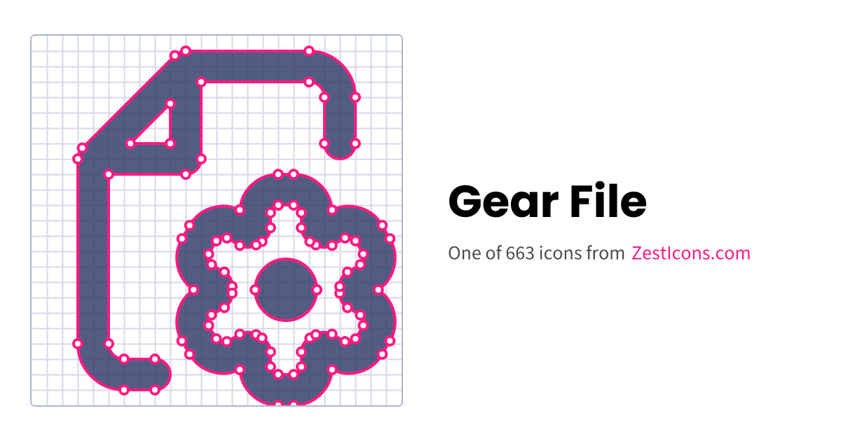 Gear-file Icon | Zest Icons