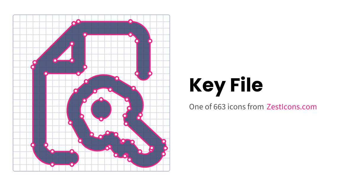 Key-file Icon | Zest Icons