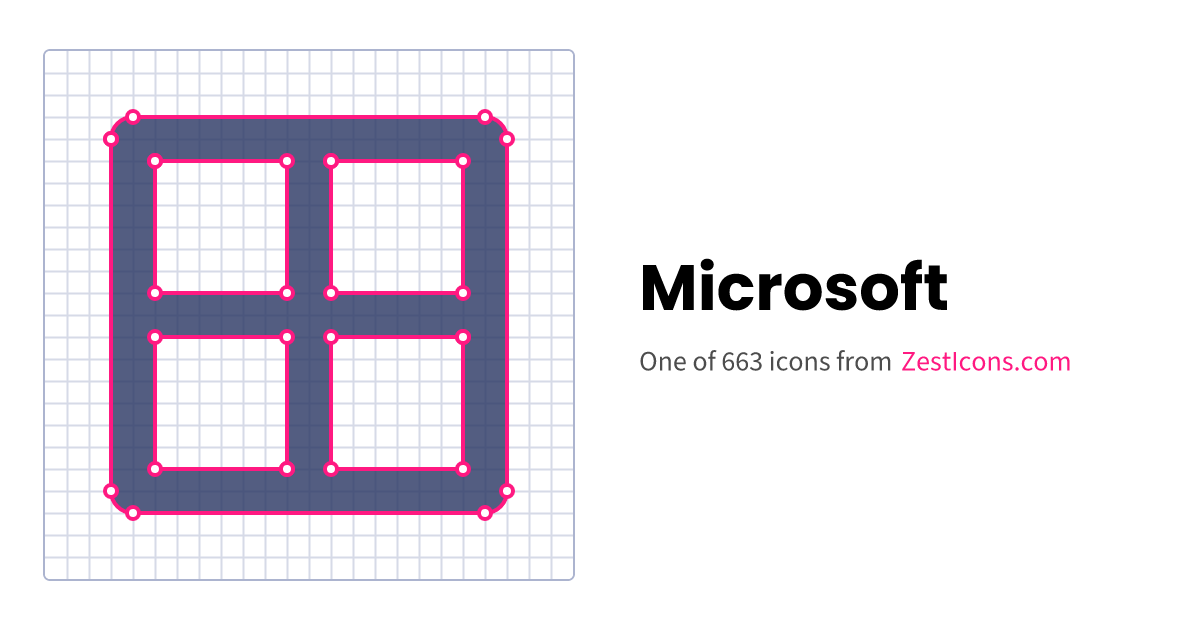 Microsoft Icon | Zest Icons