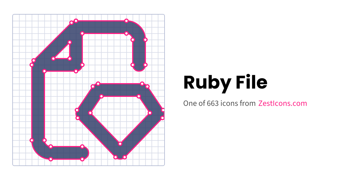 Ruby-file Icon | Zest Icons