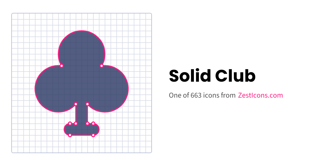 Solid-club Icon | Zest Icons