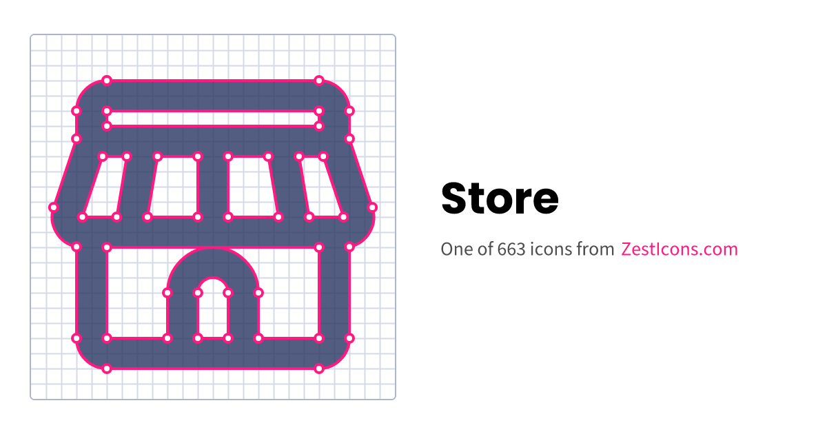 Store Icon | Zest Icons
