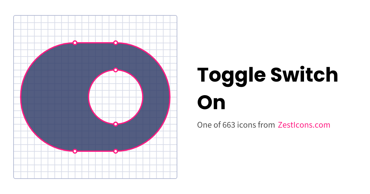Toggle-switch-on Icon | Zest Icons